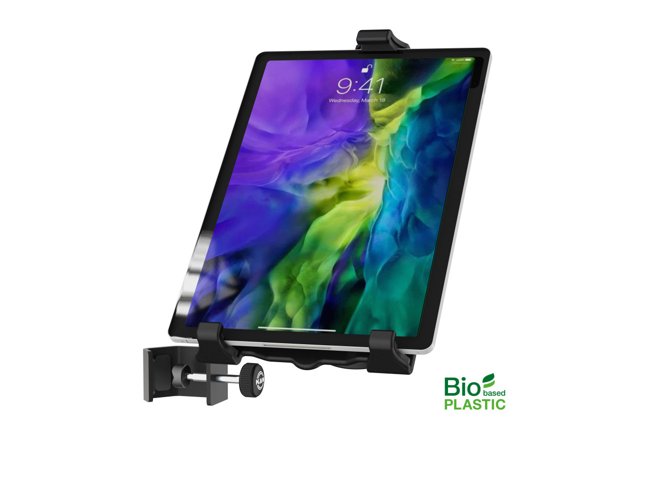 K&M 19765-000-55 - Uniwersalny uchwyt na tablet - Riff.net.pl