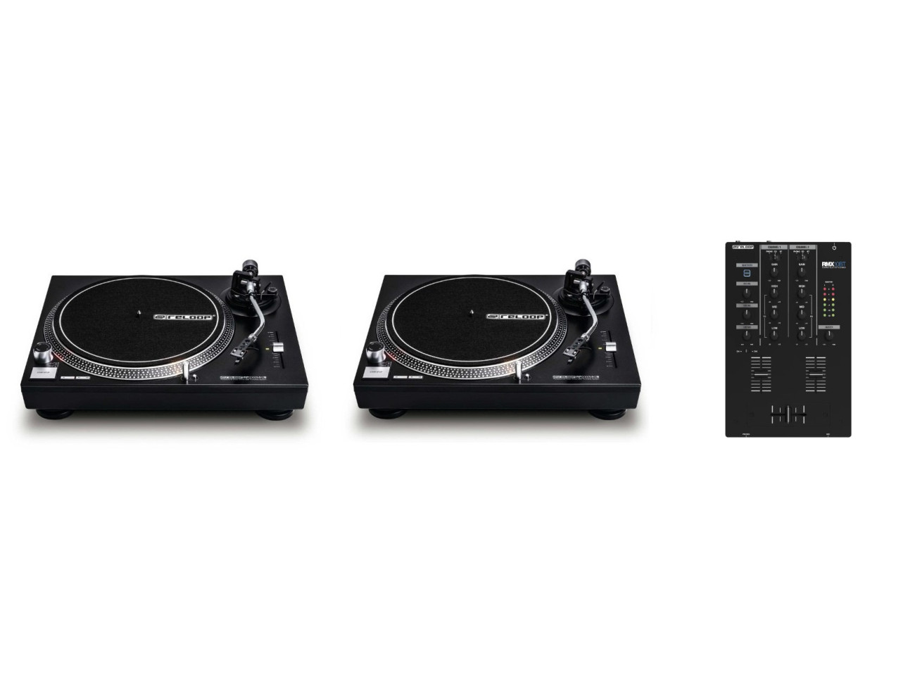 RELOOP RP-2000 USB MK2 x2 + RELOOP RMX-10BT - Riff.net.pl