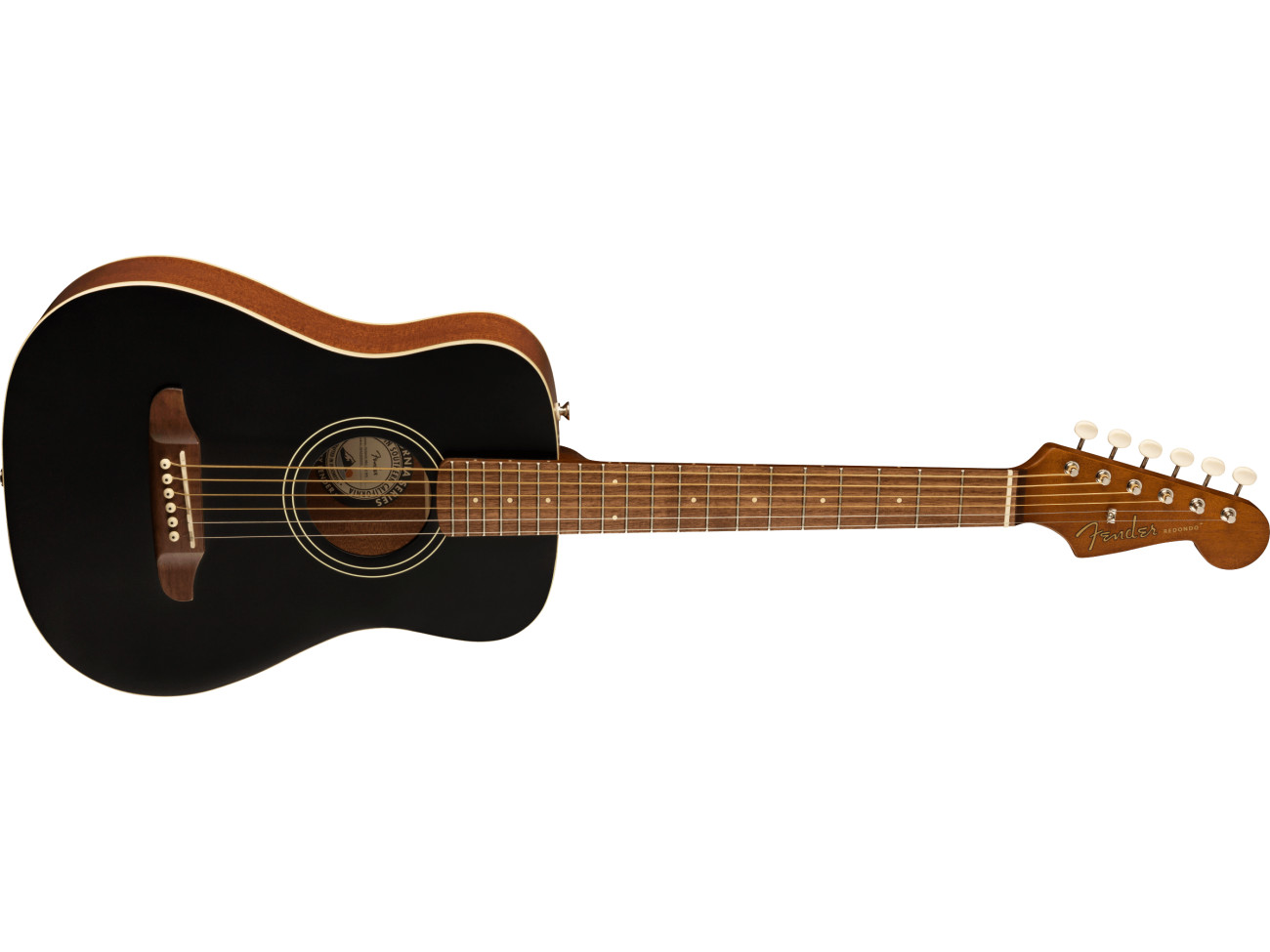 FENDER REDONDO MINI W/B BLK - GITARA AKUSTYCZNA - Riff.net.pl