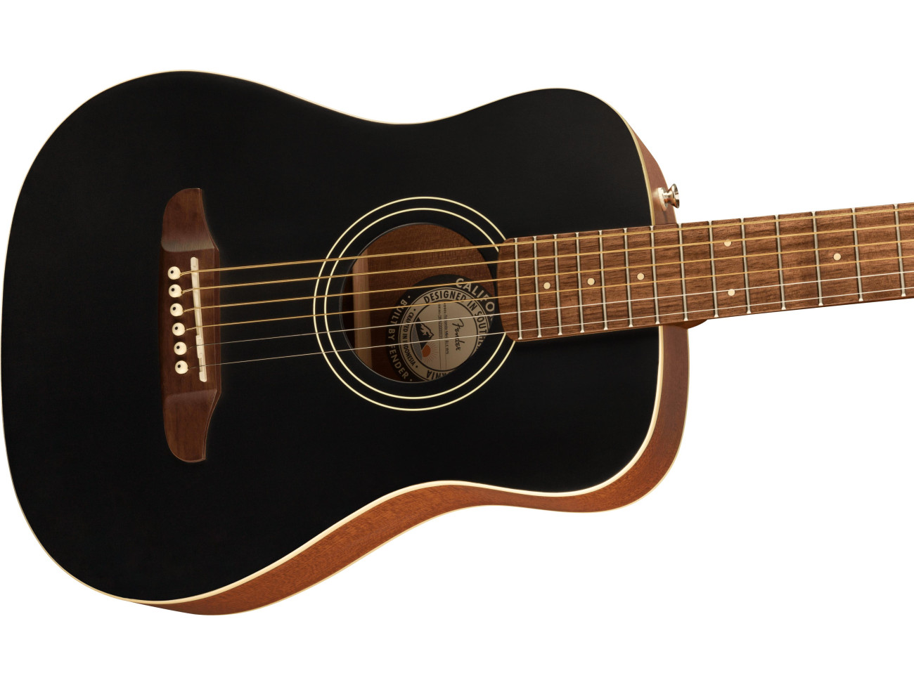 FENDER REDONDO MINI W/B BLK - GITARA AKUSTYCZNA - Riff.net.pl