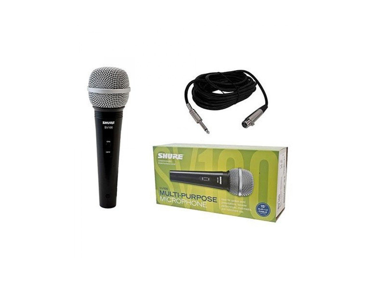 SHURE SV 100 MIKROFON DYNAMICZNY ZESTAW - Riff.net.pl