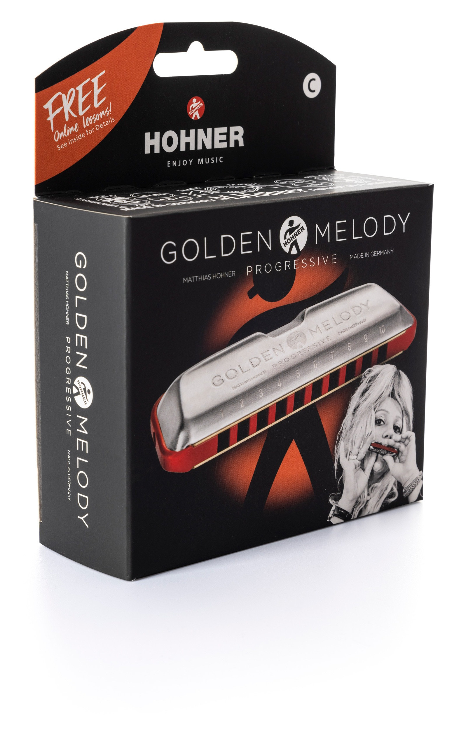 HOHNER GOLDEN MELODY PROGRESSIVE BOX TON.C - Riff.net.pl
