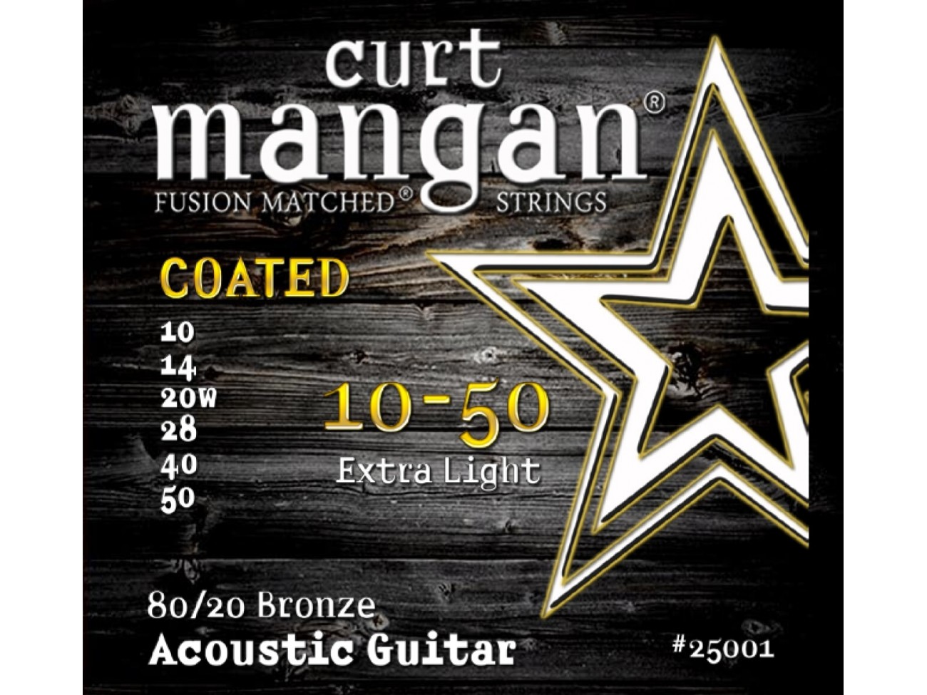 CURT MANGAN 10-50 80/20 Bronze Extra Light COATED