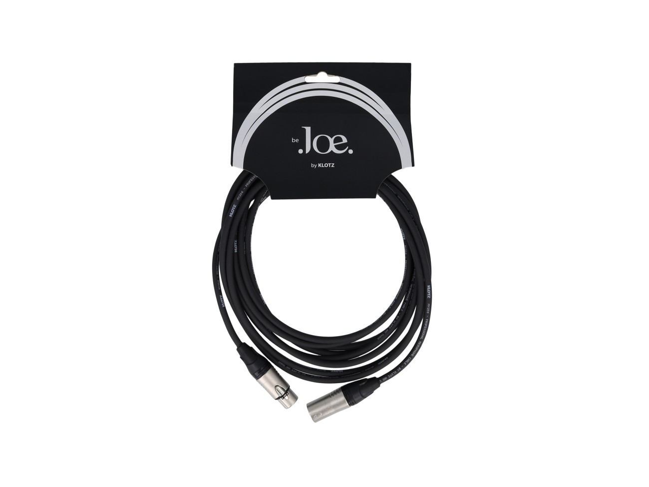 BE JOE PRO KLOTZ XLR/XLR 3M - KABEL MIKROFONOWY 3M - Riff.net.pl