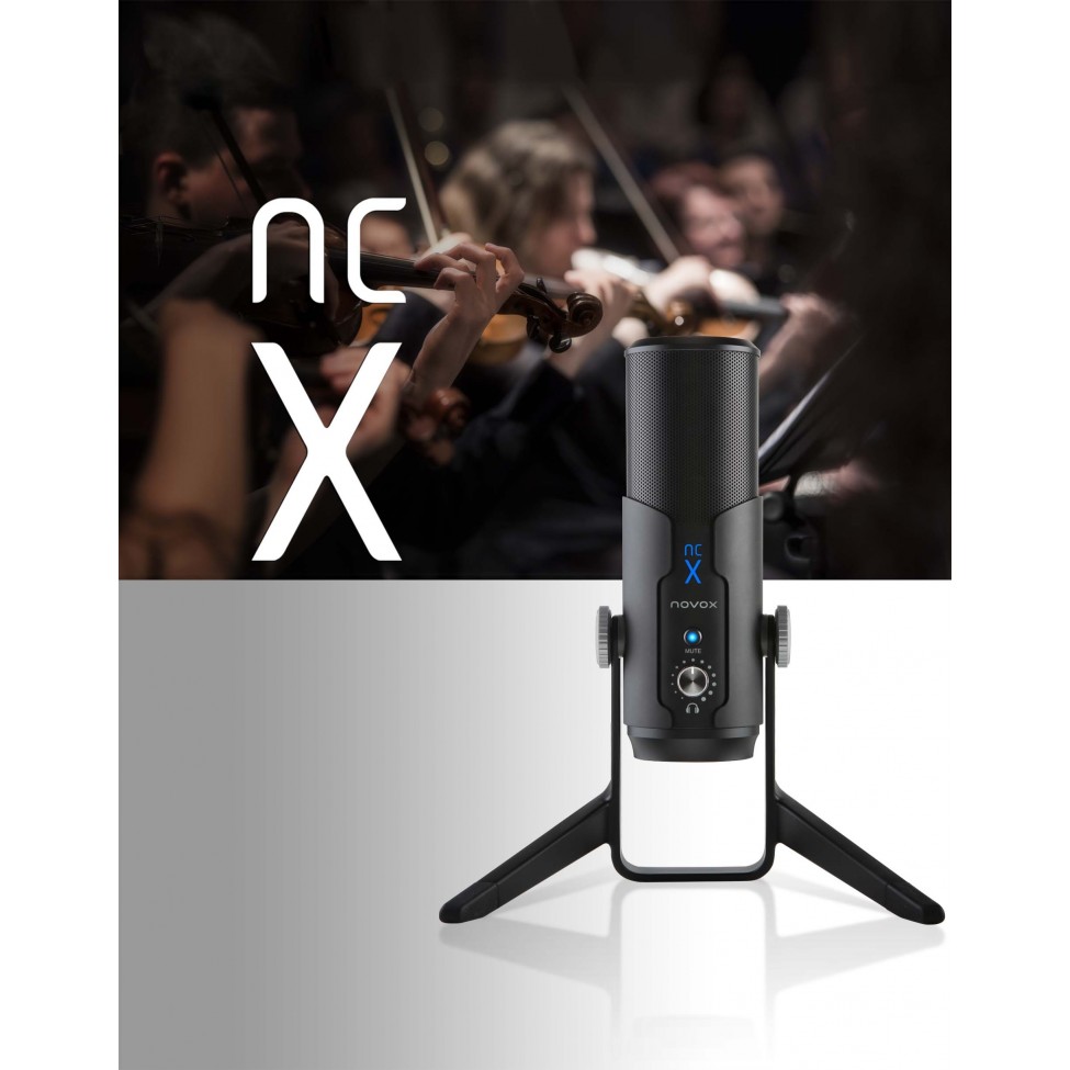 NOVOX NCX cyfrowy pojemnościowy mikrofon USB - Riff.net.pl