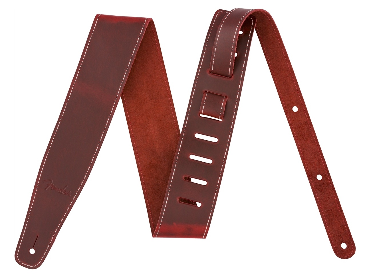 FENDER BROKEN-IN LEATHER STRAP BROWN 2,5