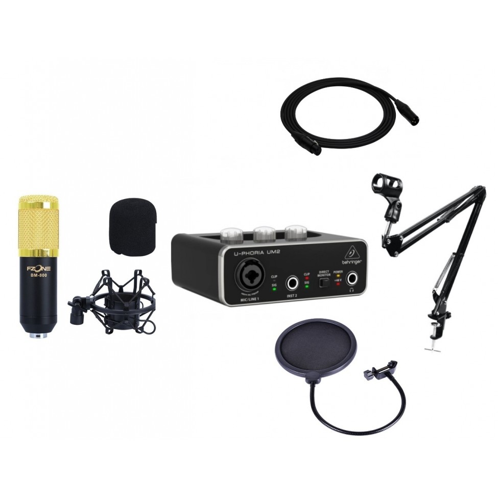 BEHRINGER UM2 - MEGA ZESTAW DO NAGRAŃ - Riff.net.pl